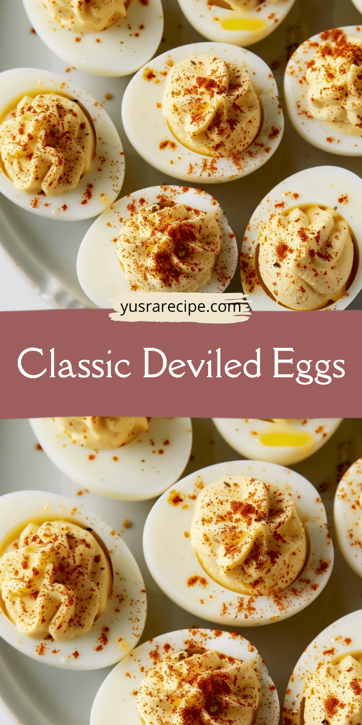 Classic Deviled Eggs - Yusra Recipe