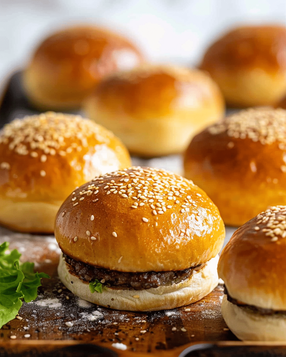 Homemade Hamburger Buns - Yusra Recipe