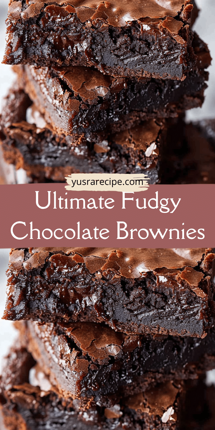 Ultimate Fudgy Chocolate Brownies - Yusra Recipe