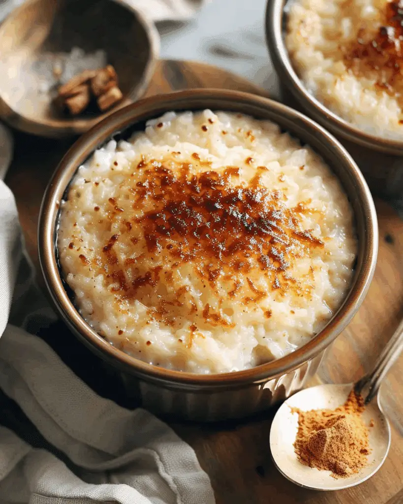 Oven-Baked Rice Pudding - Yusra Recipe