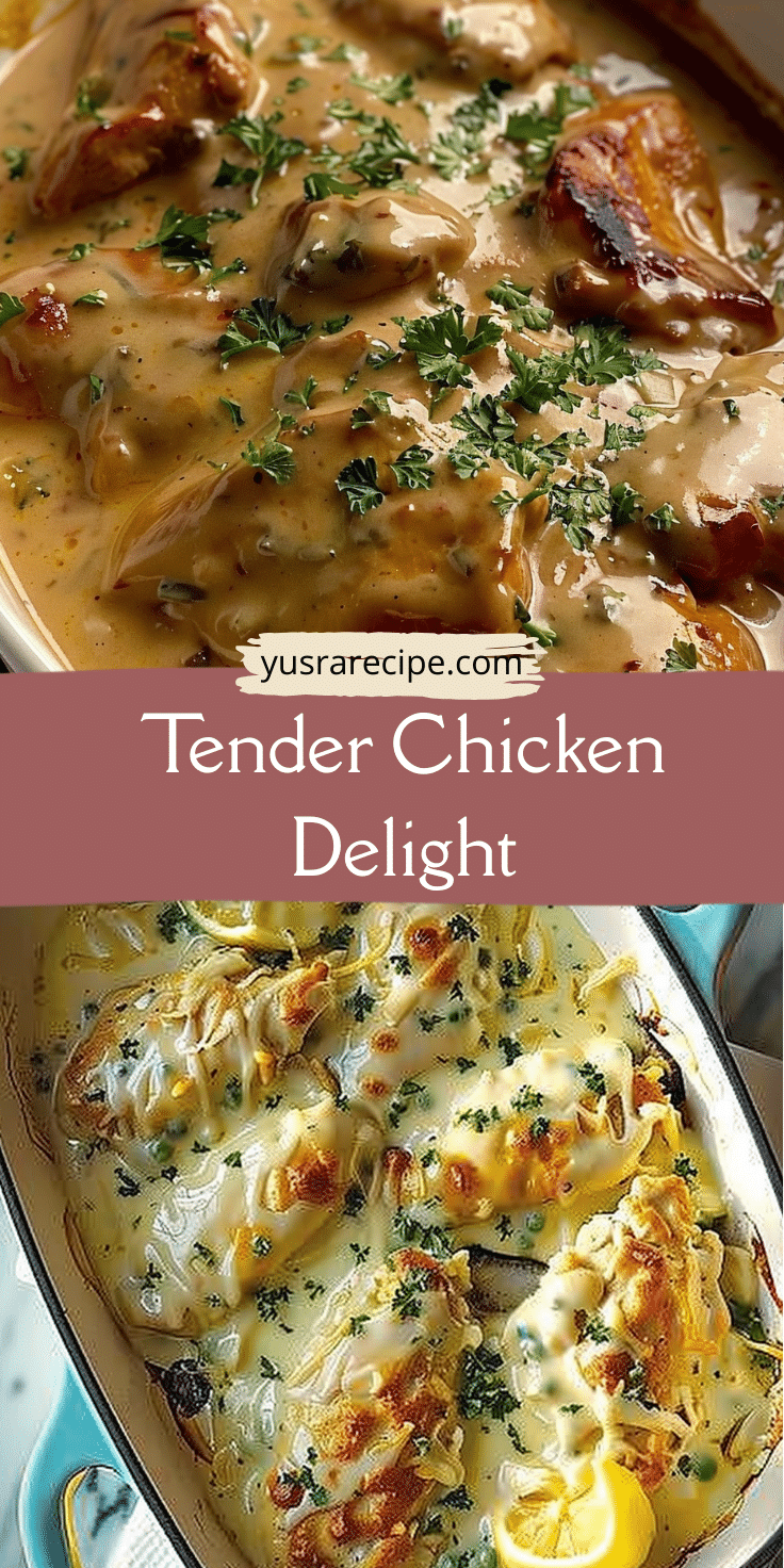 Tender Chicken Delight - Yusra Recipe