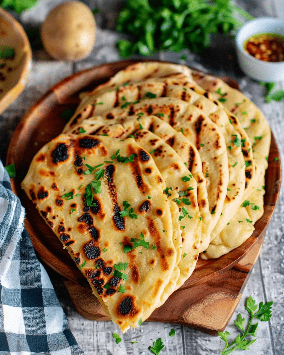 Easy Gluten-Free Potato Flatbread - Yusra Recipe